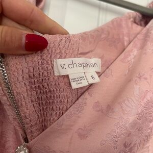V. Chapman | Dresses | V Chapman The Emma Dress In Light Pink Windsor ...